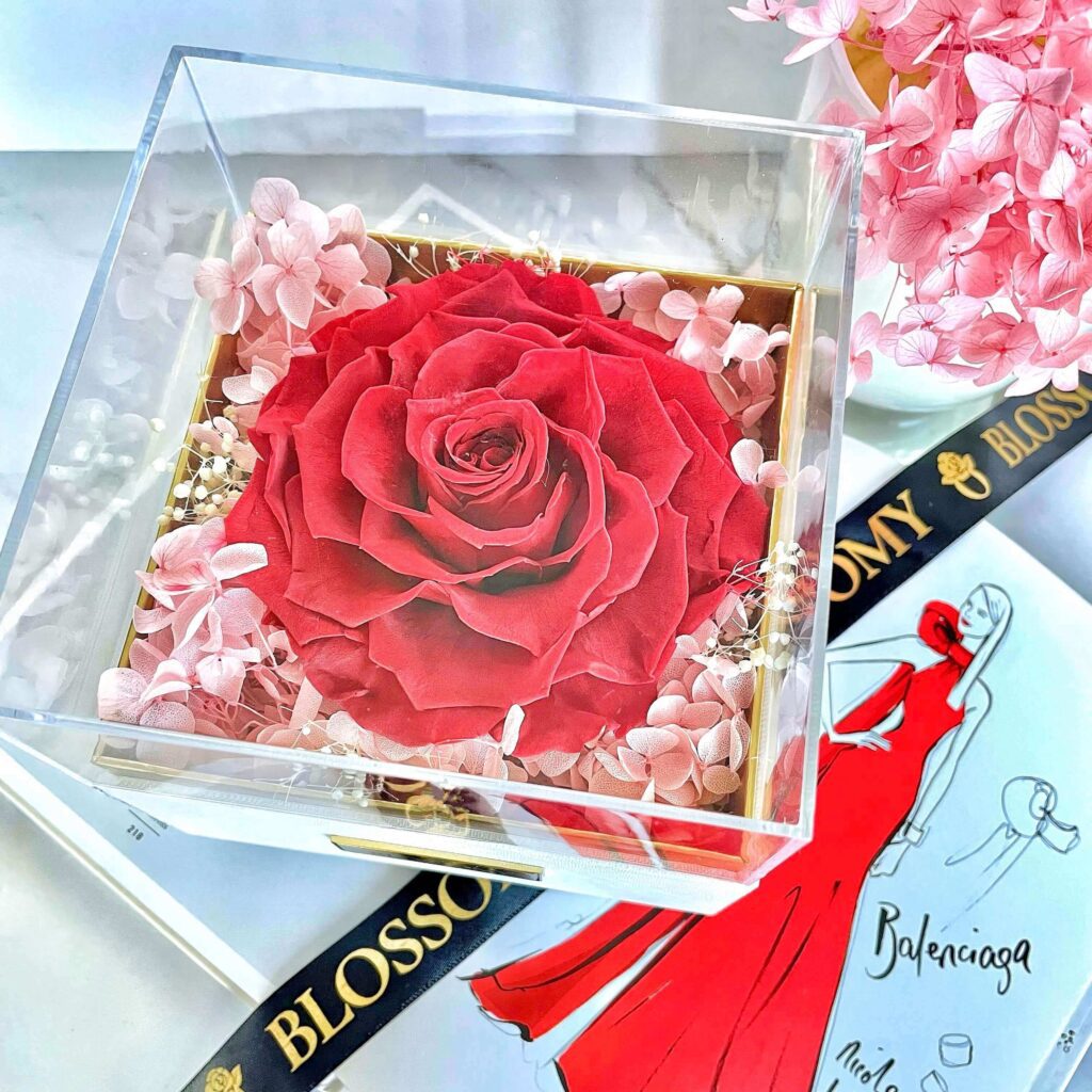 Nicole Red Rose Box - BLOSSOMY